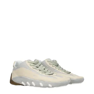 Magliano Vintage Leather and Suede Sneakers - Beige