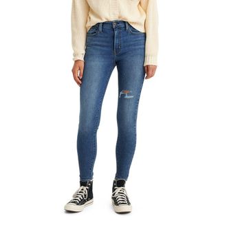 Levi's Damen 720 High Rise Super Skinny Jeans,Blue,23W / 28L
