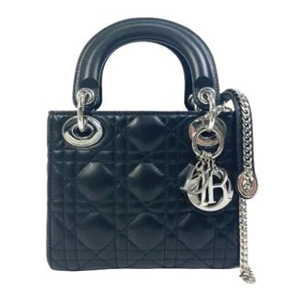 Dior Pre-owned Cannage Mini Schultertasche - - Pre-owned - Damen - Schwarzk - ONE SIZE