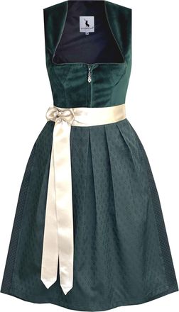 Alpenm&auml;rchen Midi Dirndl aus Exklusiver Kollektion inkl. Sch&uuml;rze Gr.42 - ALM1019
