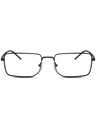Emporio Armani lunettes de vue &agrave; monture rectangulaire - Noir