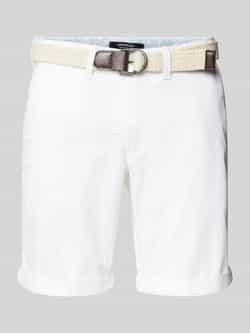 Mc Neal Slim Fit Bermudas mit G&uuml;rtel