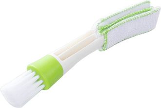 Cabilock Multifunktionaler Mini Staubwedel für Auto Lüftungsschlitze und Klimaanlagen Abnehmbar mit Reinigungsbürste für Tastaturen Fensterläden und Jalousien