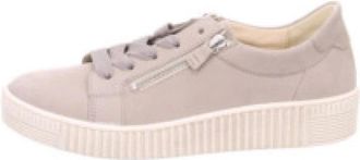 Gabor Plateau-Rei&szlig;verschluss-Sneaker - - Shoes - Damen - Beige - 41 EU