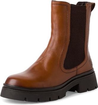 s.Oliver Bottines pour Femme 5-26452-43 Botte de Neige, Cognac, 38 EU