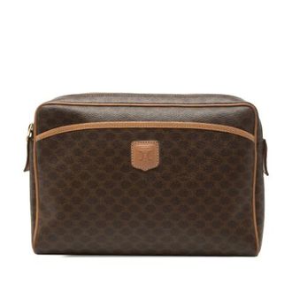 Celine Pre-owned Vintage Canvas Clutch - Femme - Pre-owned - Brun - Taille: ONE Size