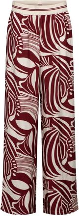&Co Woman Nessy Weave Hose - - Trousers - Damen - Rot - L