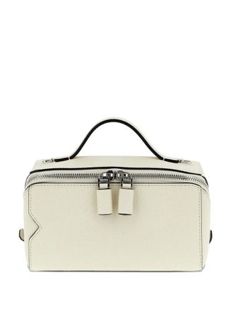 Valextra Tote Bag mit V-Linie - Nude