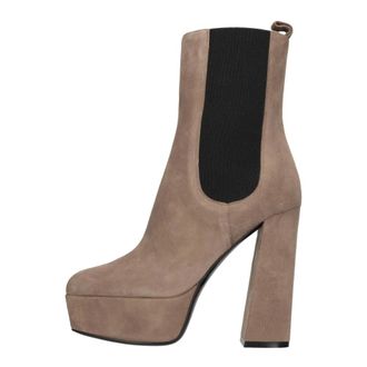 Sergio Rossi Wildleder-Stiefeletten - - Shoes - Damen - Braun - 40 EU