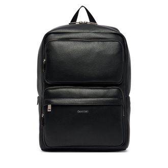 Calvin Klein Rucksack Calvin Klein Raised Double Pocket Backpack LV04D3493G Schwarz