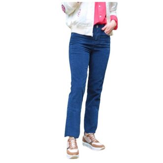 Denim Studio Salom&eacute; Cordhose - - Trousers - Damen - Blau - W24