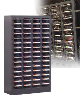 Generic Aufbewahrungsschrank for Teile mit Mehreren Schubladen, Sortierschrank for Werkstattwerkzeuge, Vitrine for Musterteile, Organizer for industrielle Kle