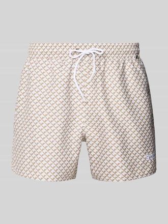 HUGO BOSS Relaxed Fit Badeshorts mit Allover-Muster Modell CATFISH