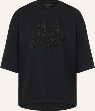AllSaints Allsaints T-Shirt Amelie Mit Schmuckperlen schwarz
