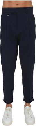 Paolo Pecora Homme, Pantalons, Bleu, Taille: XL Pantalone Tessuto
