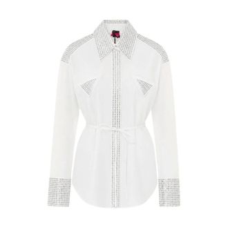 Pinko Pinko, Femme, Blouses et Chemises, Blanc, Taille: 40 FR Chemises Pinko