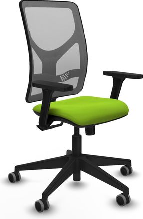 Piqueras y Crespo Computerstuhl mit 3D-Armlehnen, h&ouml;henverstellbare Lendenwirbelst&uuml;tze, ausgestattet mit 3 Positionen und Schneideschaum. Mit Rollen von 65 mm, Parkett,