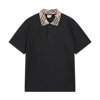 Burberry Evan Polo - - Tops - Herren - Schwarzk - M