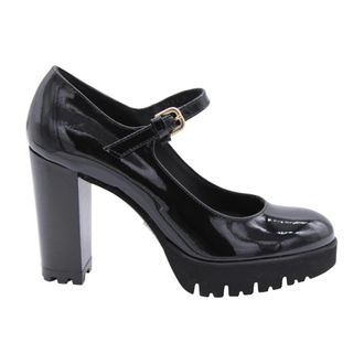 Luca Grossi Klassische Mary Jane Pump Schuhe - - Shoes - Damen - Schwarzk - 40 EU