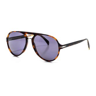 Eyewear by David Beckham Aviator-Sonnenbrille mit Azetatrahmen - - Accessories - Herren - Braun - ONE SIZE