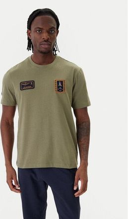 Aeronautica Aeronautica Militare T-Shirt 261TS2544UJ00592 Gr&uuml;n Regular Fit