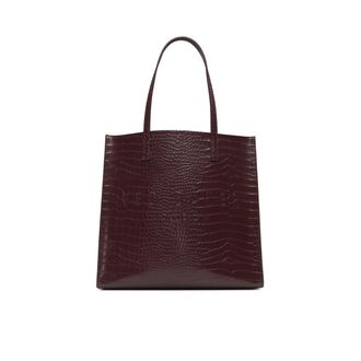 Ted Baker Icon Damen-Tragetasche, Burgunder, Small