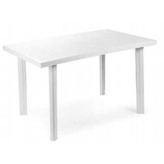 Progarden Table R&eacute;sine Voile Blanc 126X76 Progarden