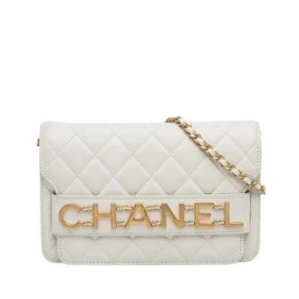 Chanel Wallet on Chain Pre-owned - Femme - Pre-owned - Blanc - Taille: ONE Size