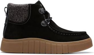 Clarks Premium Femme Mykah Izzy Bottine Chukka, Black SDE, 38.5 EU
