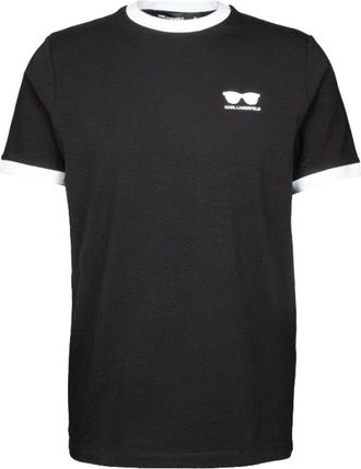 Karl Lagerfeld Homme, Tops, Noir, Taille: L T-Chemises