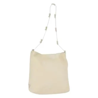 Prada Sac bandouli&egrave;re vintage Pre-owned - Femme - Pre-owned - Beige - Taille: ONE Size