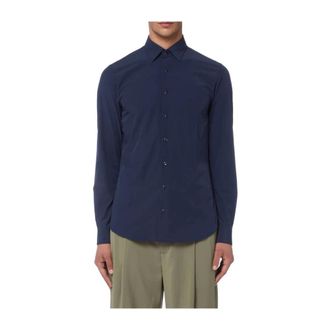 Michael Kors Klassisches blaues Hemd - - Shirts - Herren - Blau - S