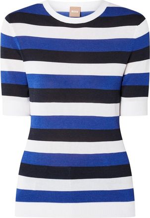 HUGO BOSS Oberteil f&uuml;r Damen (Blau/Wei&szlig;/Marine)