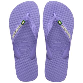 Havaianas Brasil Logo, ikonische, bequeme und langlebige Badelatschen mit Brasilien- Flagge und rutschfester Sohle mit farbigen Streifen, Unisex-Erwachsene