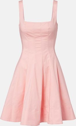 Staud Minikleid Wells aus Baumwolle