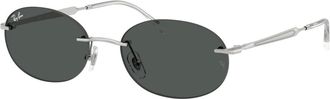 Ray-Ban unisex, Accessoires, Gris, Taille: 54 MM Lunettes de soleil &eacute;l&eacute;gantes Rb3767 en noir