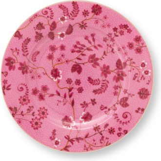 Pip Studio Jolie Flowers Pink Brotteller 17cm