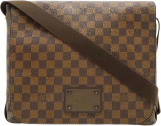 Louis Vuitton Sac bandouli&egrave;re Damier Brooklyn MM Pre-owned - Homme - Pre-owned - Brun - Taille: ONE Size