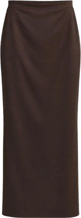 Mars&eacute;m Marsem - Jupe Longue Droite - Femme - Jupes - Brun - Taille: 42 FR