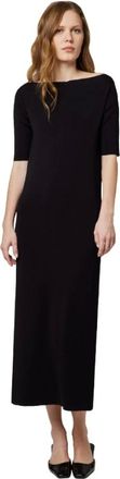 Alpha Studio Femme, Robes, Noir, Taille: 42 FR Abito M/Gomito