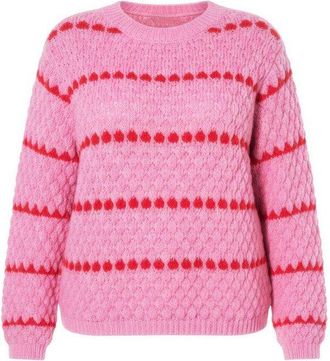 STUDIO UNTOLD Strickpullover Pullover Boxy Shape Bubble-Struktur