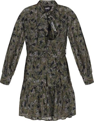 Dreimaster Dreimaster Kleid Frauen schwarze Blume