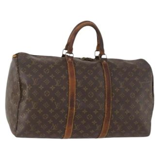 Louis Vuitton Pre-owned Keepall 50 Boston Bag - Femme - Pre-owned - Brun - Taille: ONE Size