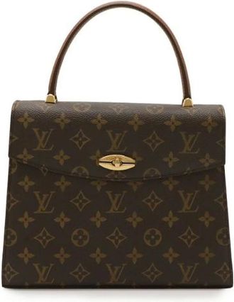 Louis Vuitton Sac &agrave; main Monogram Malletier Pre-owned - Femme - Pre-owned - Brun - Taille: ONE Size