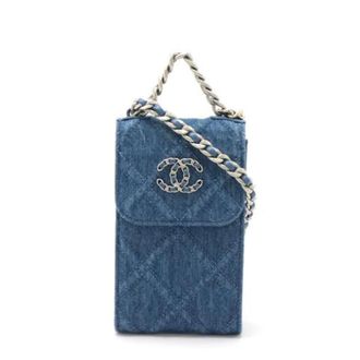 Chanel Pre-owned Vintage Denim Cross Body Bag - - Pre-owned - Damen - Blau - ONE SIZE