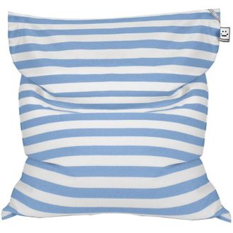 Happers Happers - Big Pouf Toldotex Bleu Ciel pour Ext&eacute;rieur ou lnt&eacute;rieur Unique Bleu Ciel