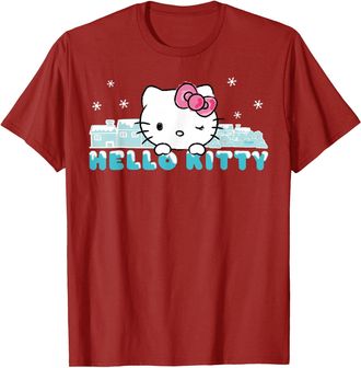 Hello Kitty Charmmy Winter Wonderland Logo Friends Classic T-Shirt
