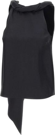 Loulou Studio Femme, Tops, Noir, Taille: 40 FR Wilma Top
