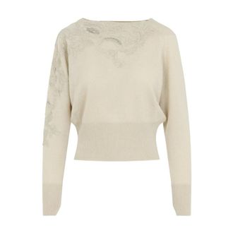 Ermanno Scervino Damen, Strickwaren, Gelb, XSGr&ouml;&szlig;e