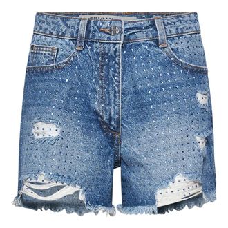 Silvian Heach Damen, Shorts, Blau, W28Gr&ouml;&szlig;e